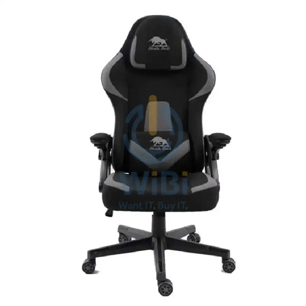 Black Bull Molded Headrest Up & Down Gaming Chair - Black/Gray – WIBI ...