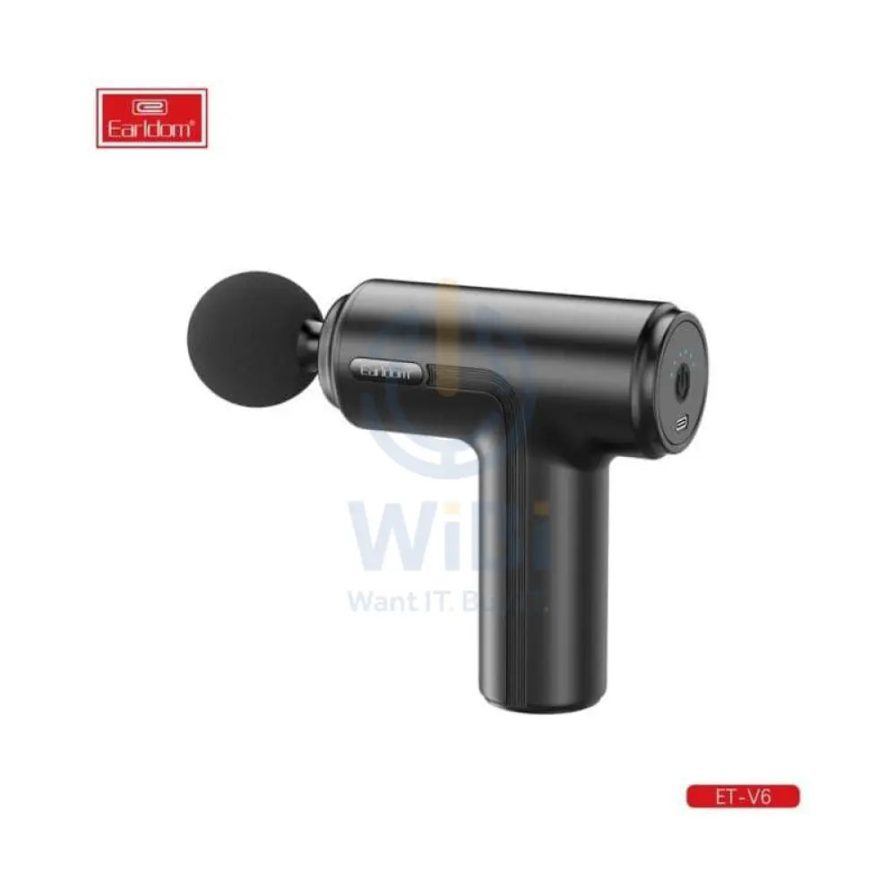 Earldom ET-V6 Mini Vibration Massage Gun - 1200mAh / Black – WIBI (Want ...