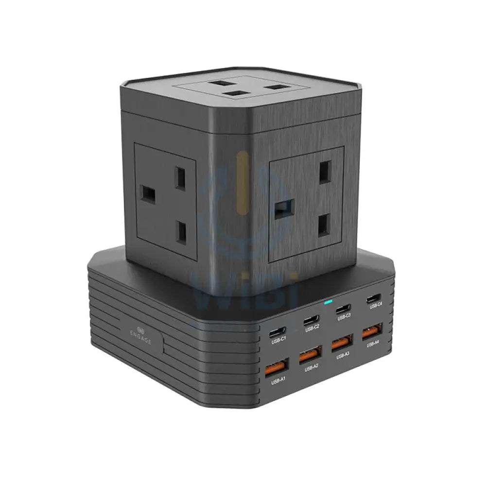 Engage 13 in 1 Ports GaN High Speed 65W Power Socket - Black – WIBI ...