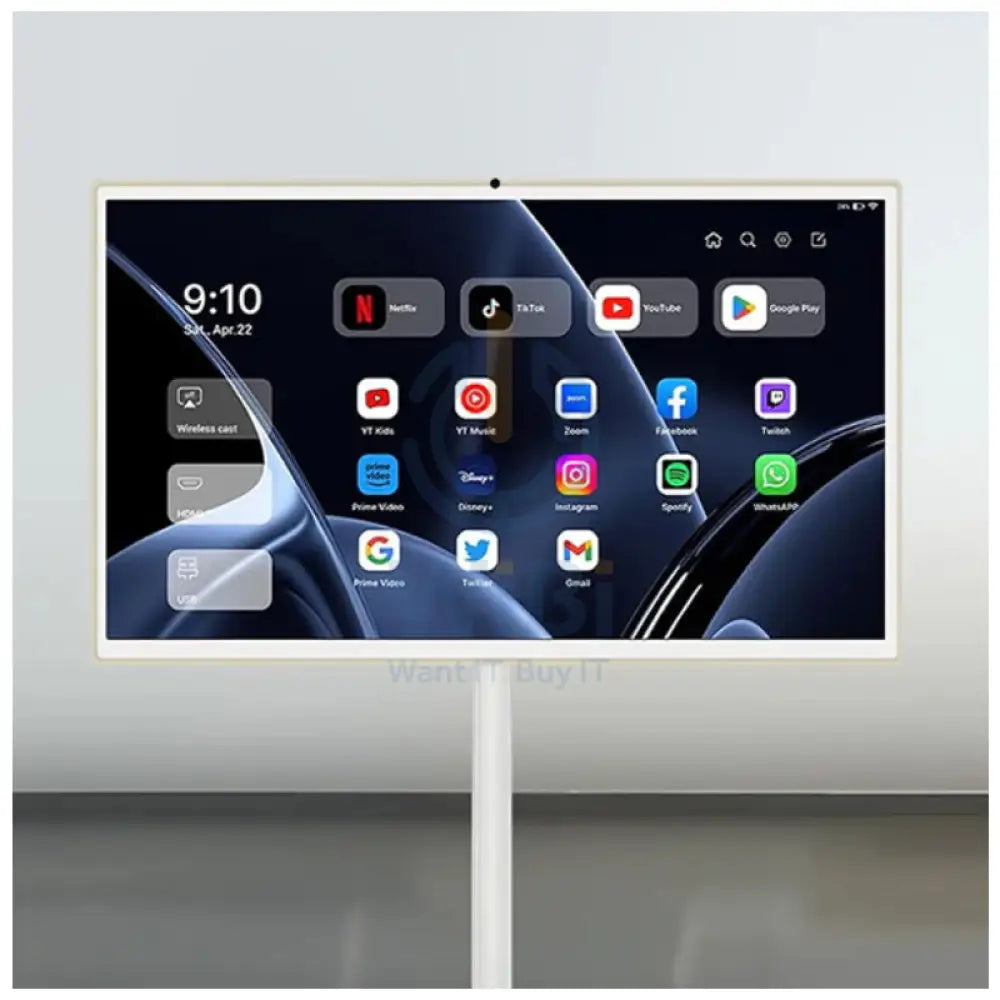 ENGAGE Android Rotating Touch Screen with Built-In Camera - 32" / 128GB ...