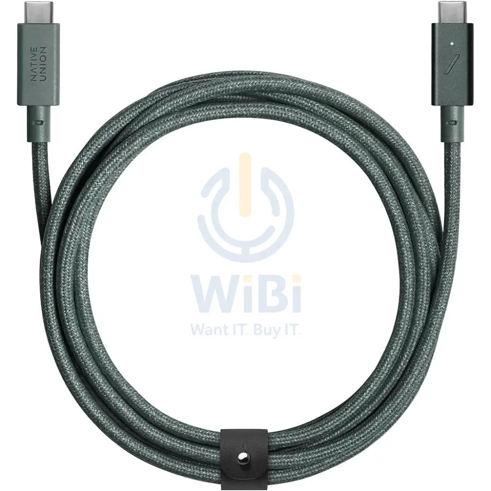 Native Union Belt Cable Pro 240W (USB-C to USB-C) - Slate Green – WIBI ...