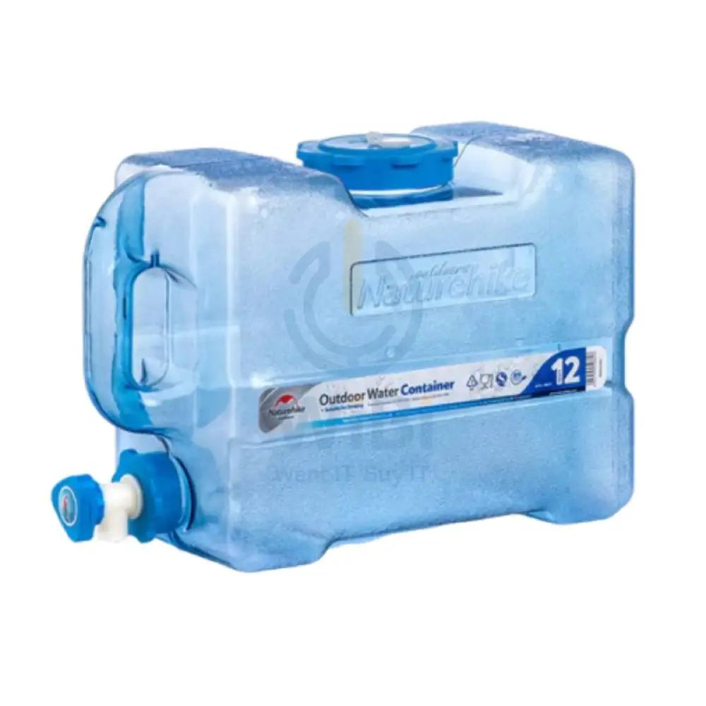 Naturehike PC 7 Grade Outdoor Water Container - 12L / Blue Transparent ...
