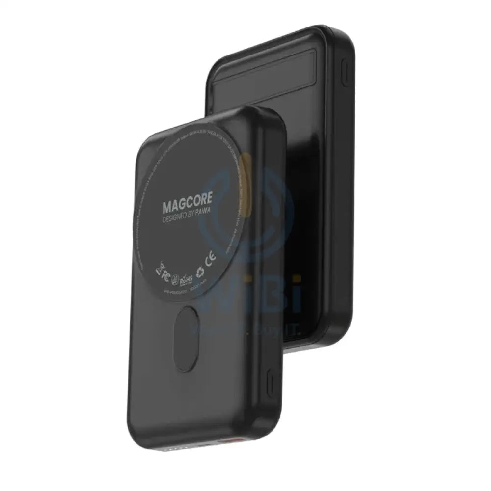 Pawa MagCore MagSafe Power Bank With Built-In Stand - 10000mAh / Black ...