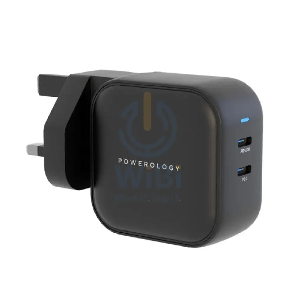 Powerology Dual Port Power Adapter World Travel Kit - 65W / USB-C ...