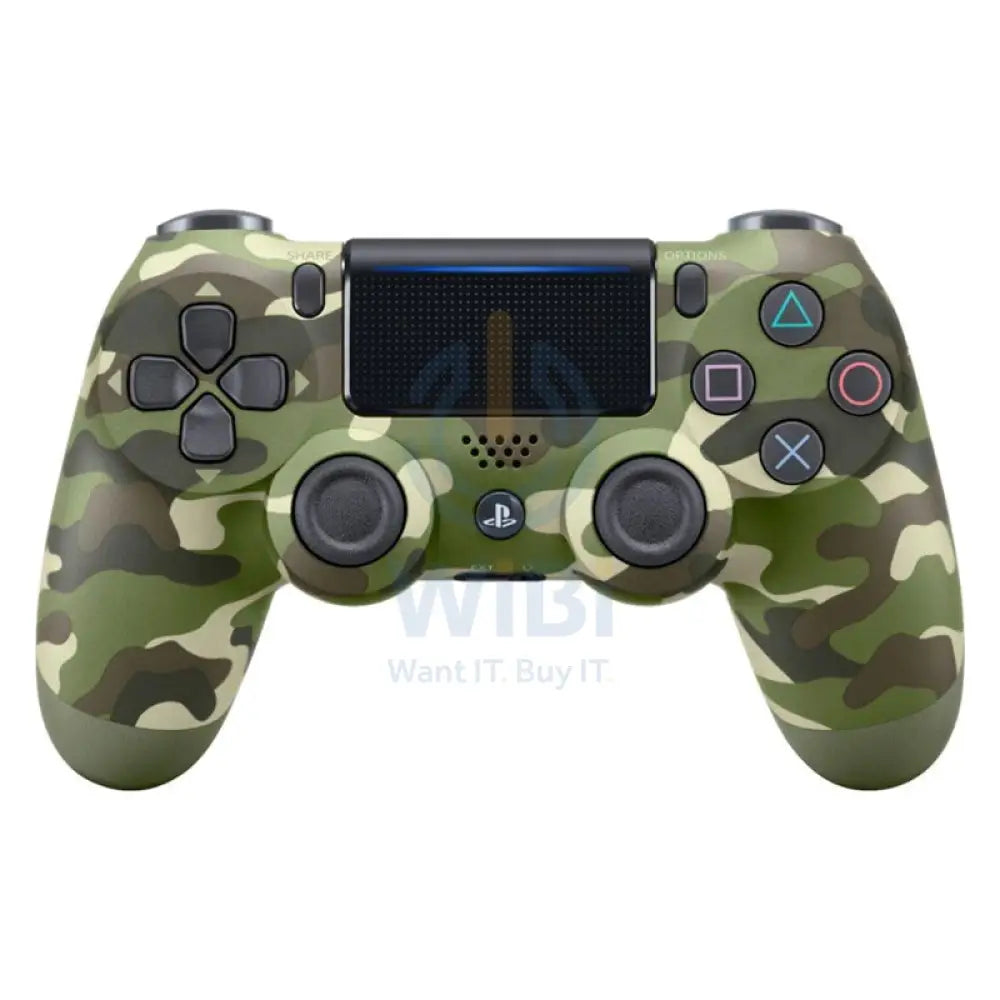 Sony PS4 DualShock Wireless Controller Green Camouflage – WIBI (Want IT ...