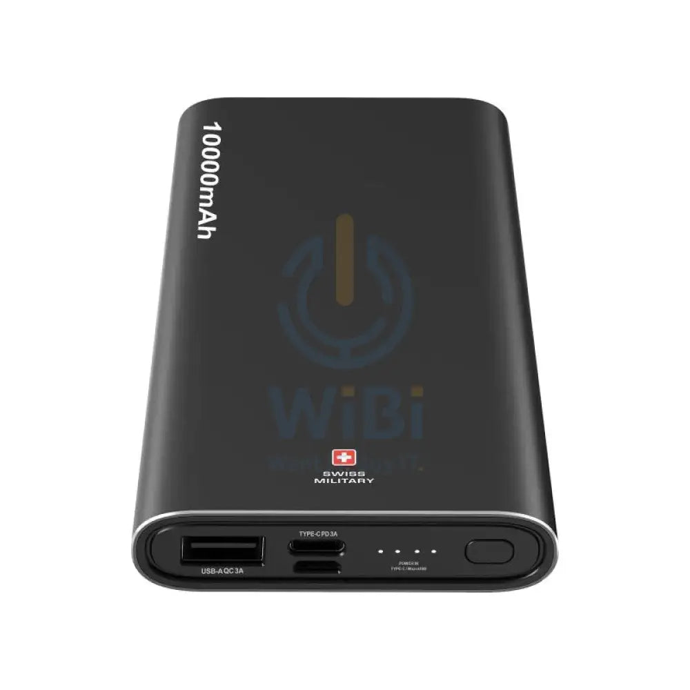 Swiss Military Chandoline Power Bank - 20W / 10000mAh / Black – WIBI ...