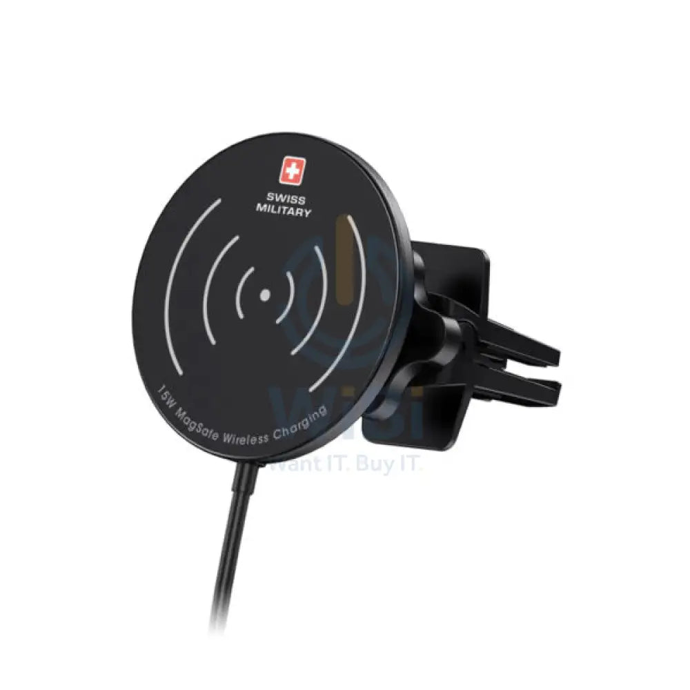 Swiss Military MagSafe Car Charger 15W - Black – WIBI (Want IT. Buy IT.)