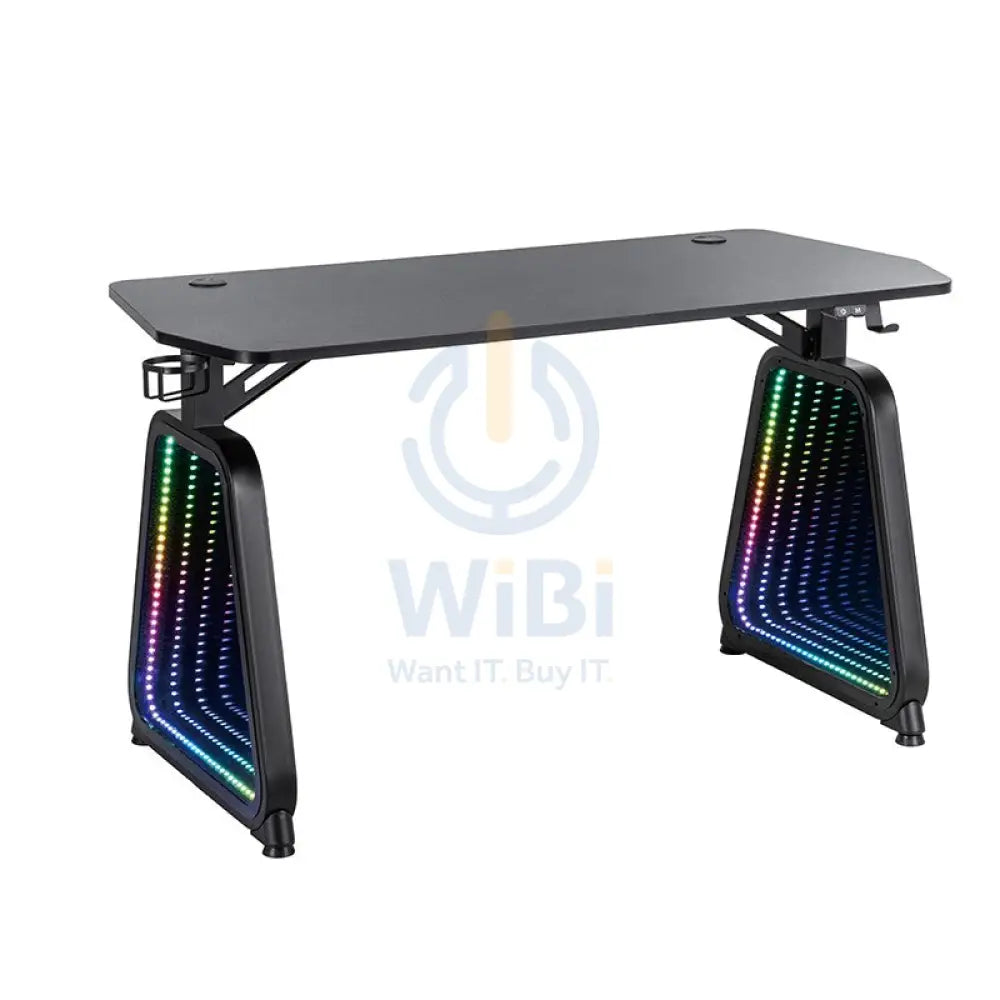 Twisted Minds INFINITY Gaming Desk with RGB Glass Legs (120*60*75 cm ...